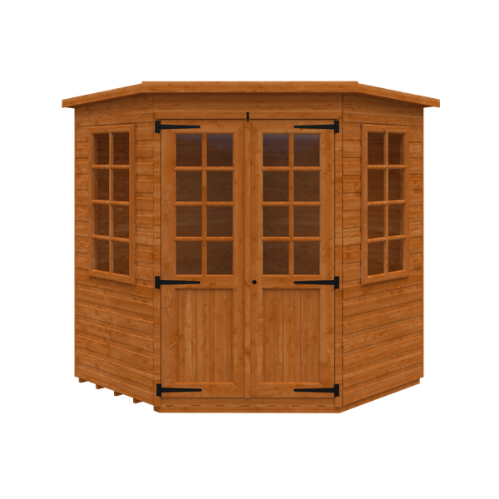 6x6 Pentagon Cornerhouse - Summerhouse Doors / Georgian Windows ...